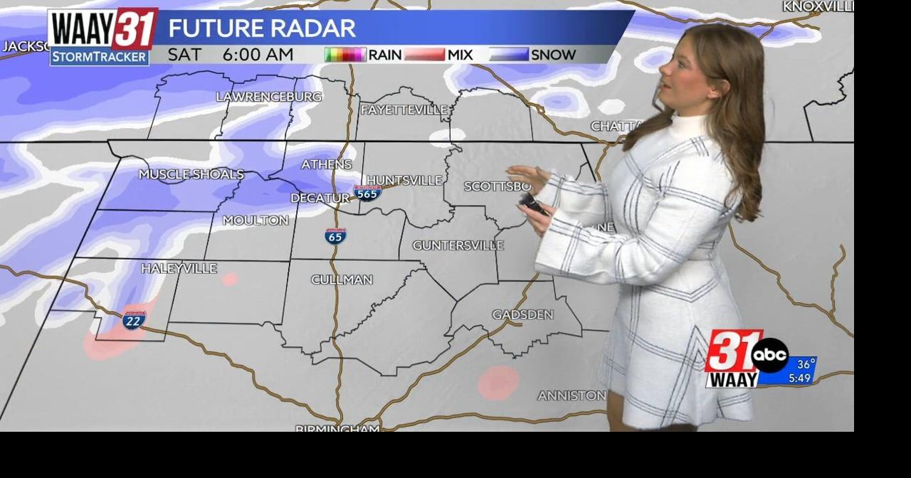 Updated look at future radar for the winter storm this weekend | Video ...