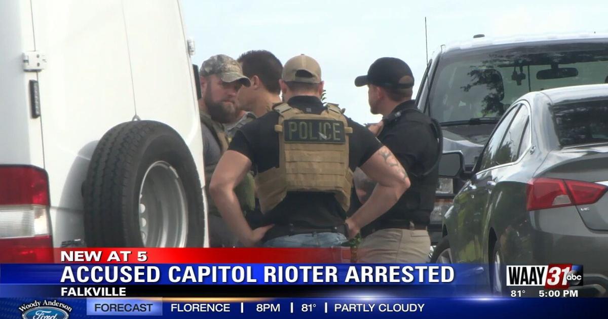 Accused Capitol Rioter Arrested Video