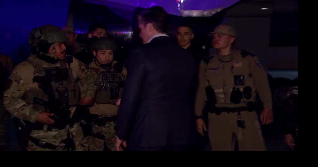 Pete Hegseth departs Fort Worth, Texas, en route to Joint Base Andrews ...