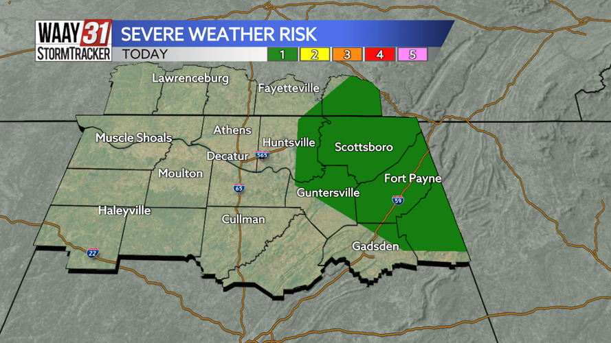 Scattered and severe storms possible on Tuesday | News | waaytv.com