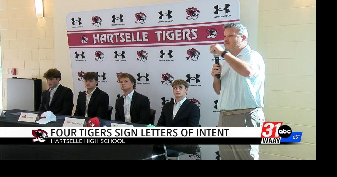 Four Hartselle baseball players sign letters of intent | Video | waaytv.com