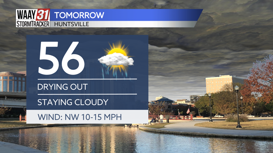 Frigid start to the workweek and rainy Christmas on tap | News | waaytv.com