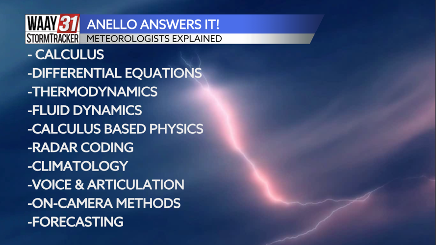 Anello Answers It: What makes a meteorologist a meteorologist? | News ...