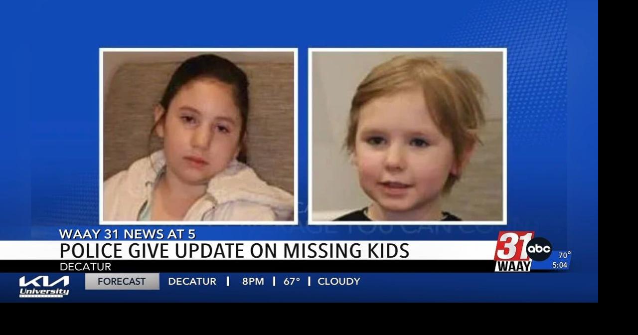 Decatur Police give update after missing kids found safe | Video ...