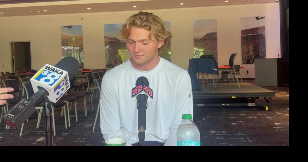 Hear from NEW Auburn quarterback Hank Brown before his first game ...