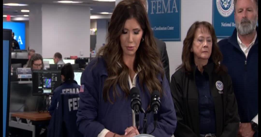 RAW: Kristi Noem blames Tim Walz, Jacob Frey for latest fatal ICE ...