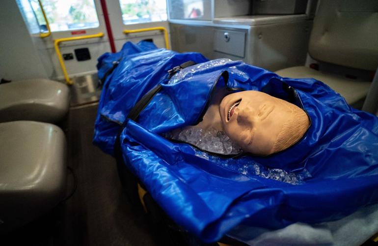 Icy body bags and mobile coolers: Here’s what it takes now to survive ...