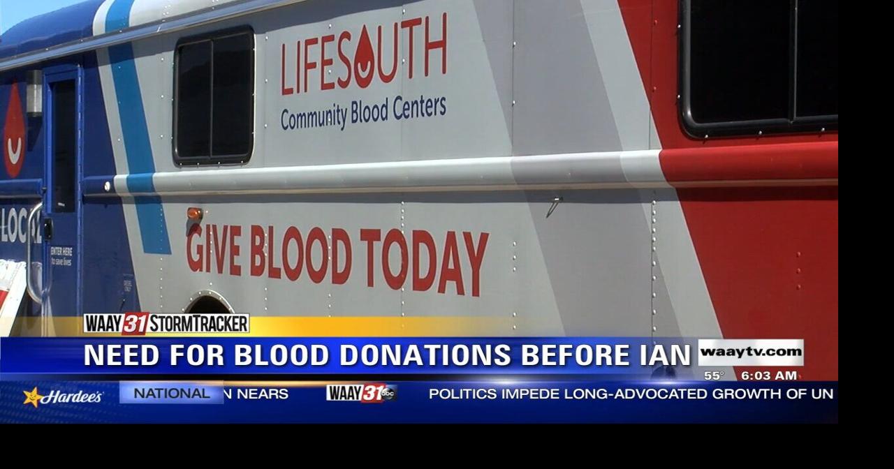 LifeSouth encouraging blood donations as nonprofit prepares for ...