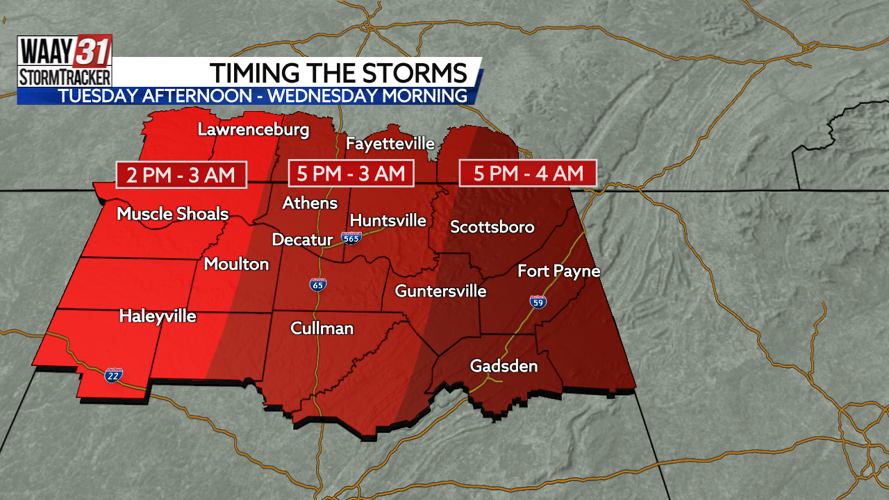 Everything you need to know about Tuesday's expected severe weather ...