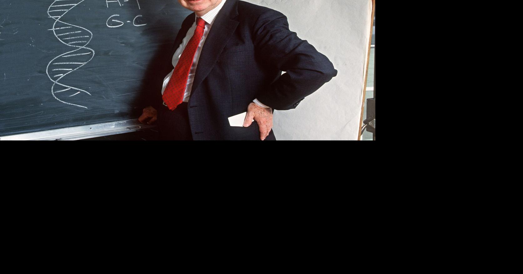 James Watson, famous geneticist and Nobel Prize co-winner in the ...