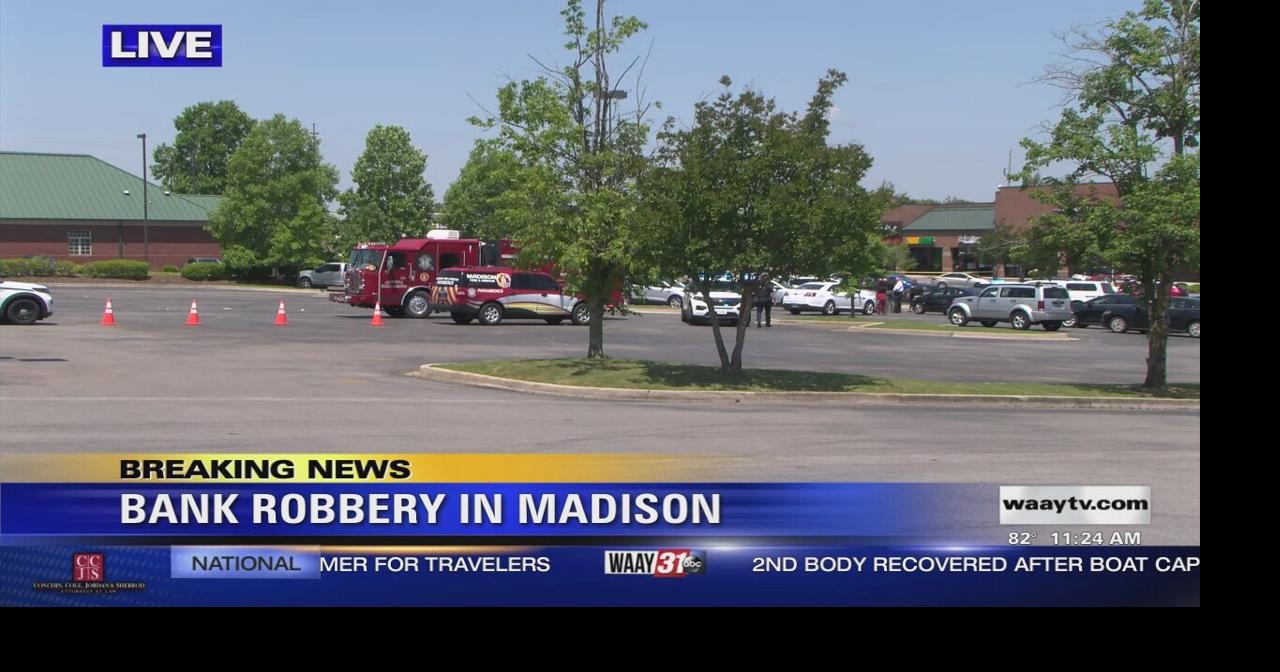 Bank robbery reported at Regions Bank in Madison | Video | waaytv.com