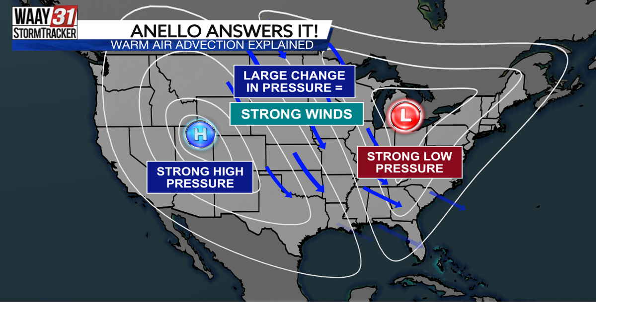 Anello Answers It: Warm Air Advection Explained | News | waaytv.com