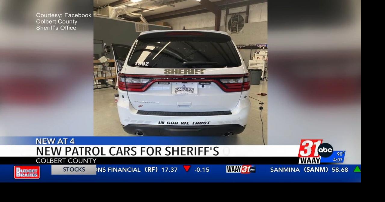 Colbert County Sheriff's Office adding new patrol vehicles | Video ...