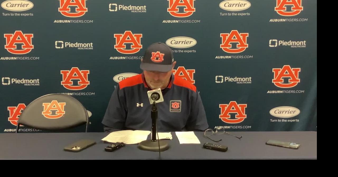 Auburn head coach Butch Thompson speaks after Alabama State game ...