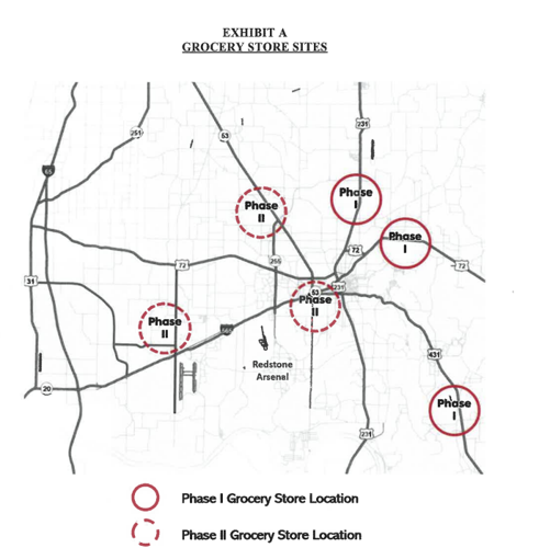 Huntsville City Council considering plan to build 6 Food City grocery ...