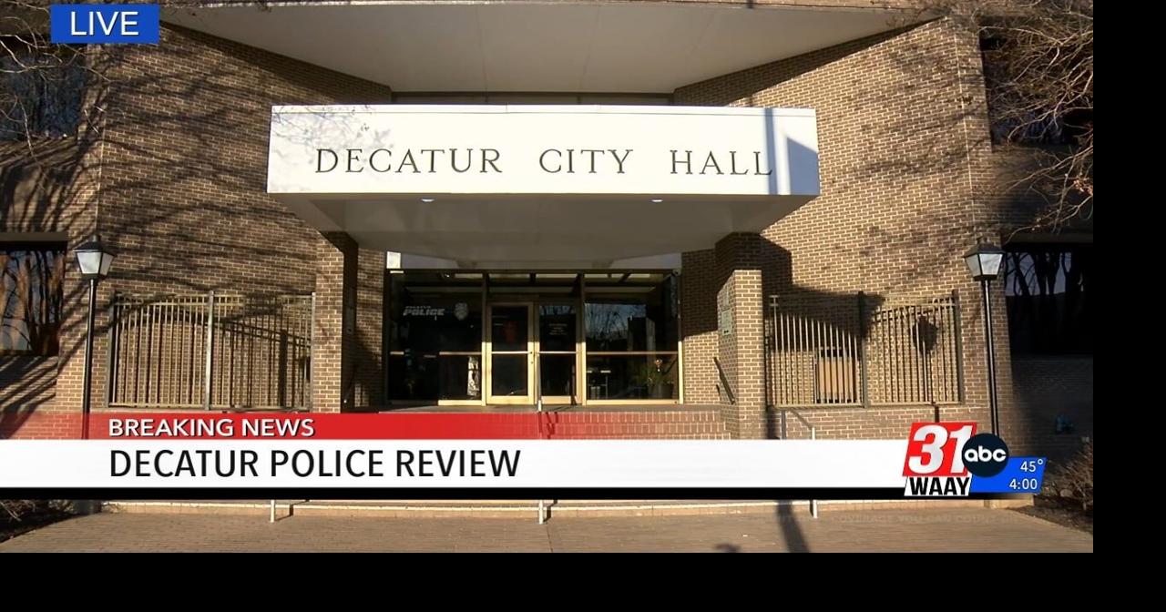 Officials hold news conference on review of Decatur Police Department ...