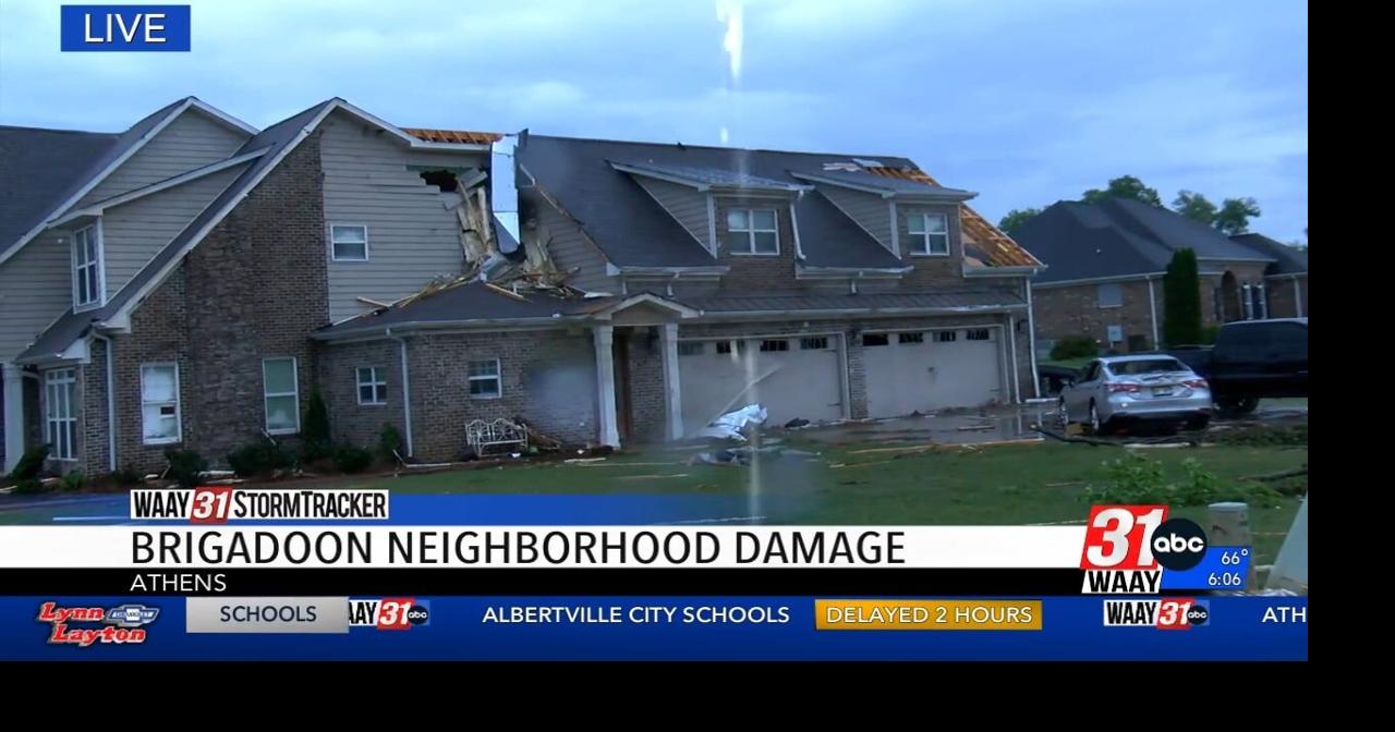 Tornado damage in Athens | Video | waaytv.com