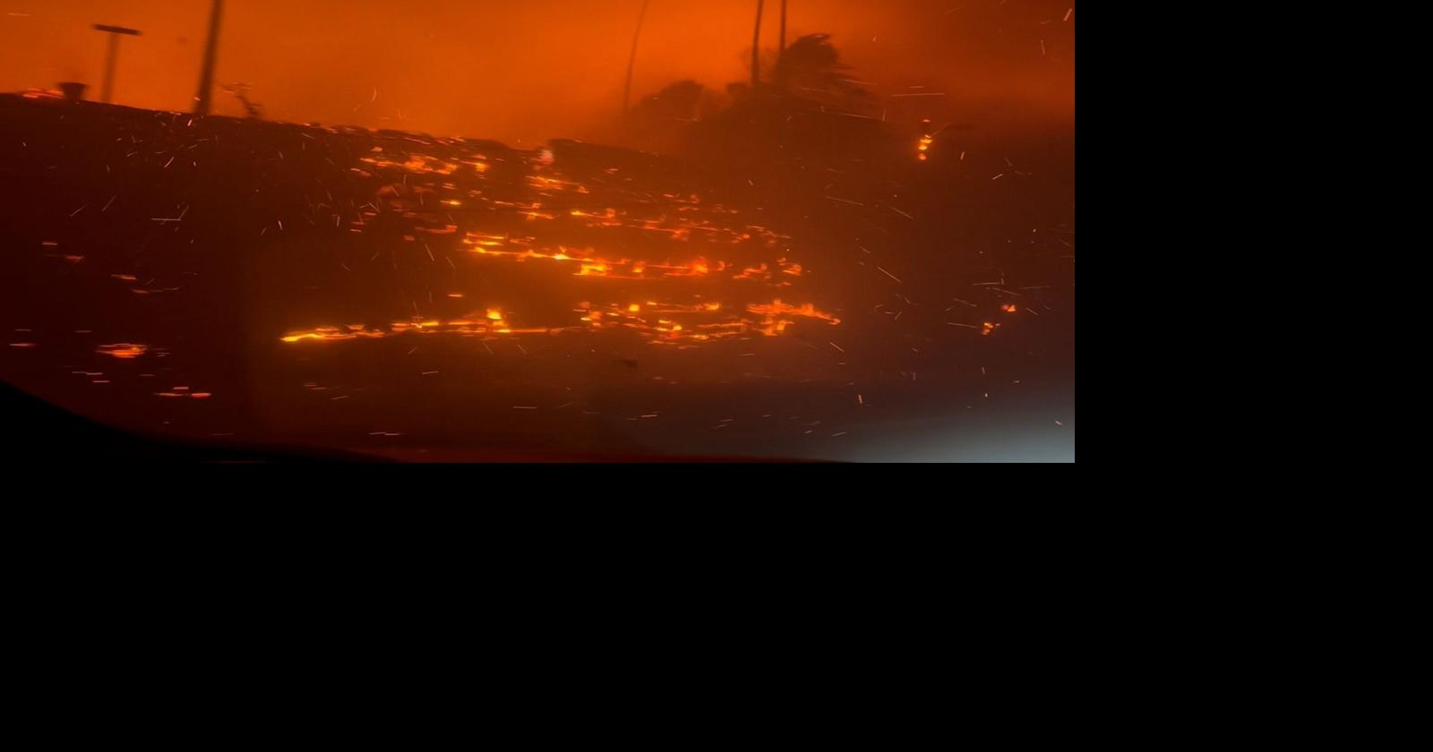 CNN team describes fleeing Southern California wildfire as flames ...
