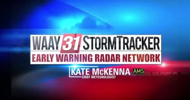 The WAAY 31 StormTracker Early Warning Radar Network closes coverage ... The WAAY 31 StormTracker Early Warning Radar Network closes coverage ...
