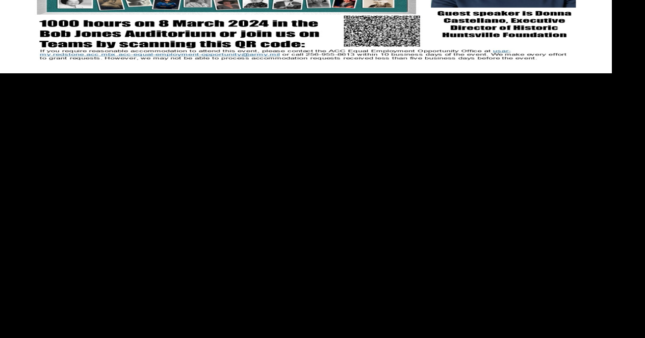 Celebrate Women's History Month with Redstone Arsenal | Alabama ...