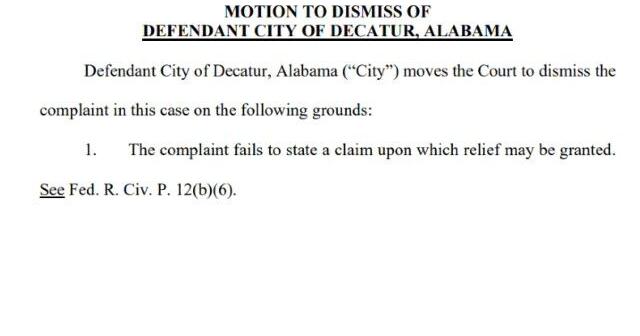 Attorneys for Decatur file motion to dismiss wrongful death lawsuit ...