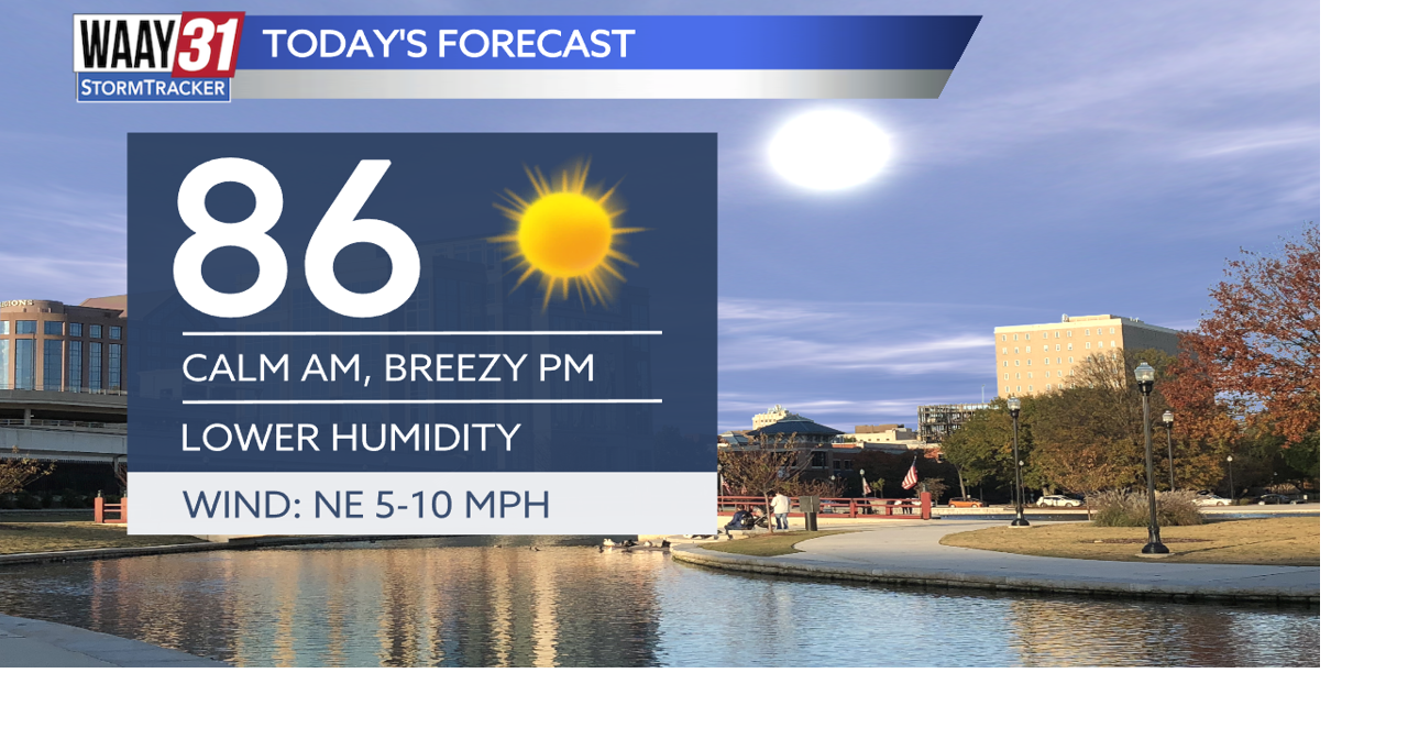 Sunny skies and the 80s are ours to keep | News | waaytv.com