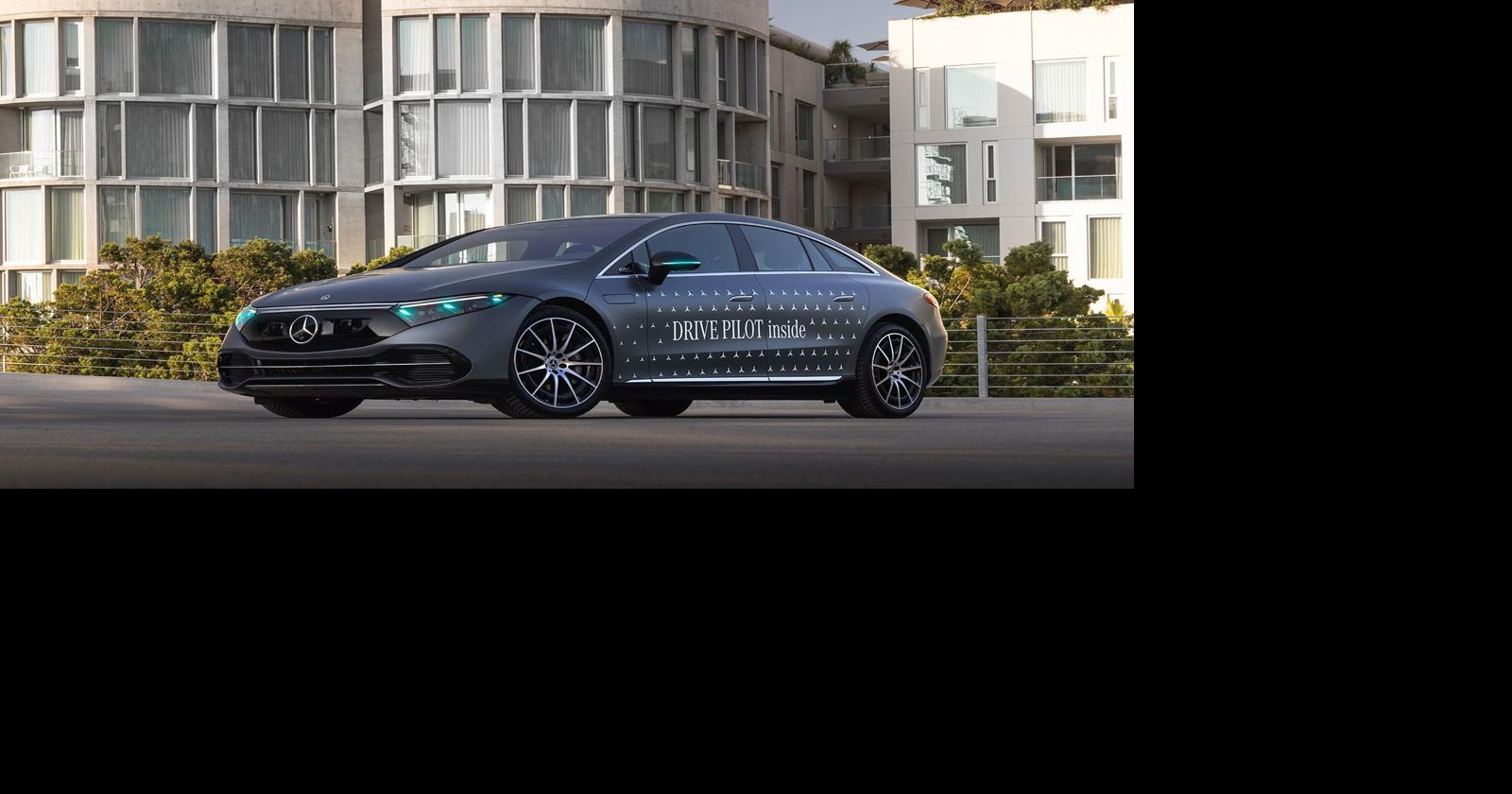 Mercedes adds a new car light color: Blue for self-driving | News ...