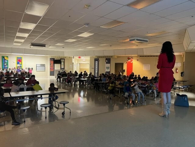 WAAY 31 joins the Busy Bee weather assembly at McDonnell Elementary ...