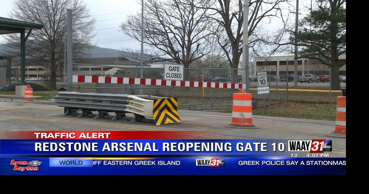 Redstone Arsenal reopening Gate 10 | Video | waaytv.com
