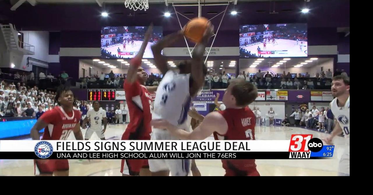 Former UNA, Lee High School guard Taye Fields signs with 76ers for ...