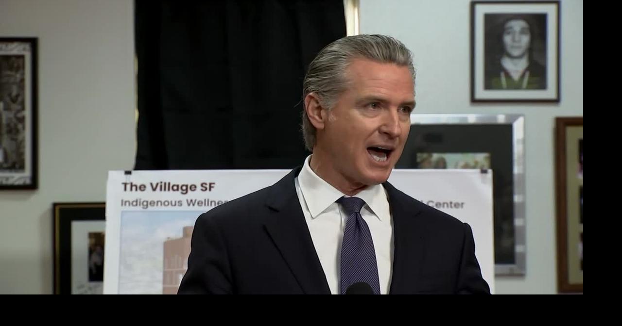 Gavin Newsom says homelessness in California is on the decline | Video ...
