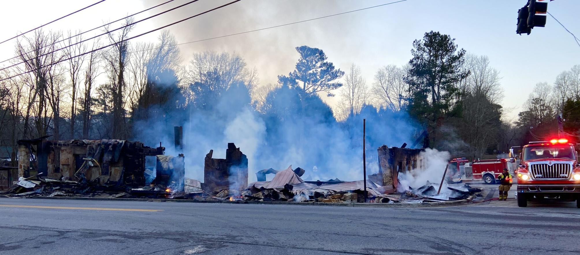 Historic building destroyed by fire in Mentone | News | waaytv.com