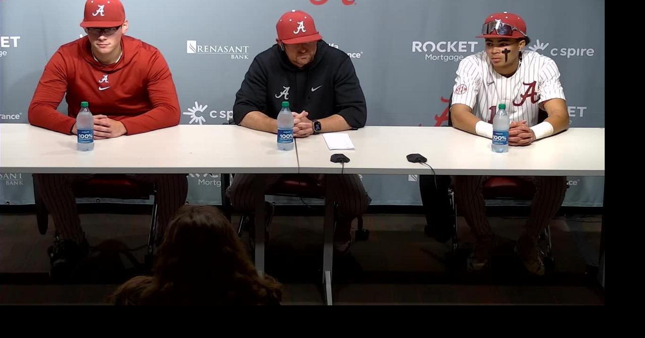 Coach Rob Vaughn, Greg Farone & Justin Lebron on Alabama baseball's win ...