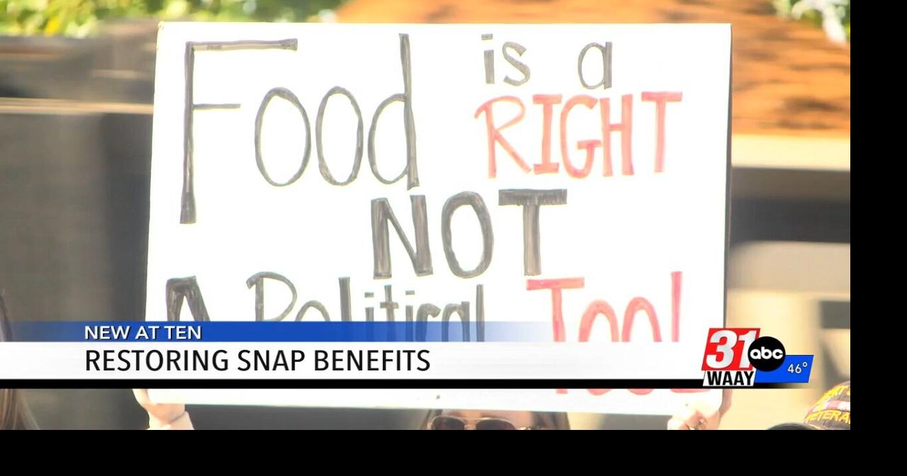 Alabama Department of Human Resources working to restore SNAP benefits ...