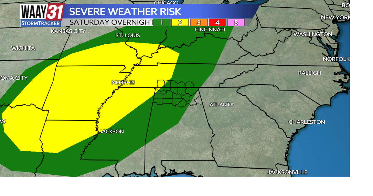 Above average temps Friday, rain and storms Saturday night | News | waaytv.com