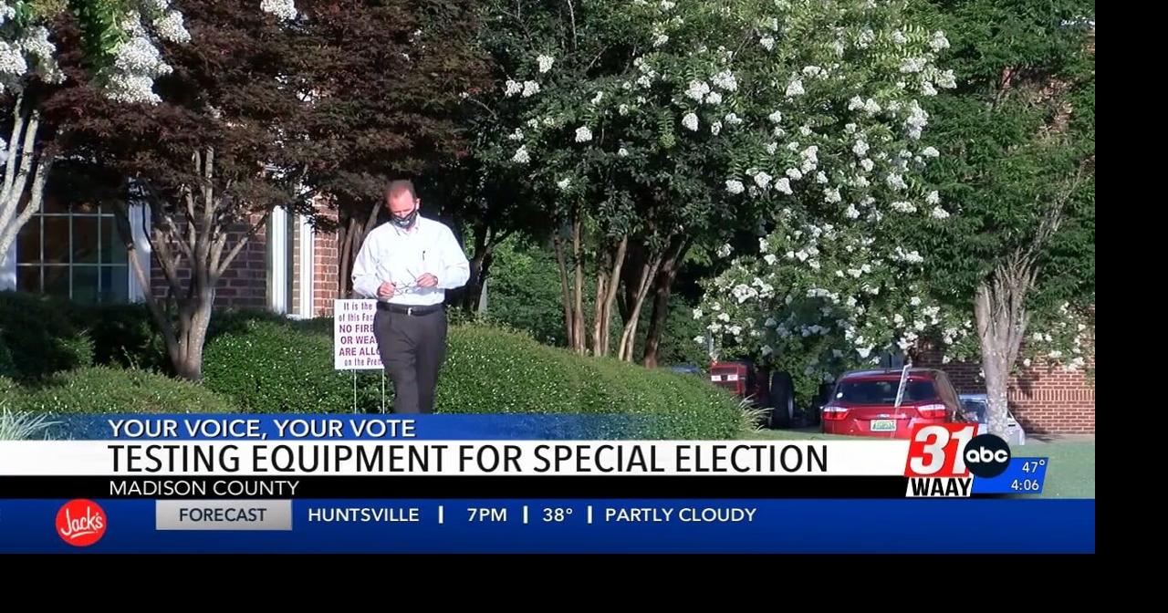 Madison County tests voting equipment before next week's special ...