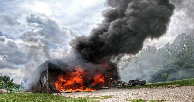 180k gallons of water used to fight Madison County storage building ...