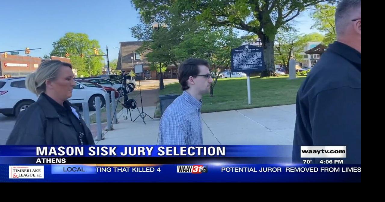 Potential juror jailed after outburst at Mason Sisk murder trial ...