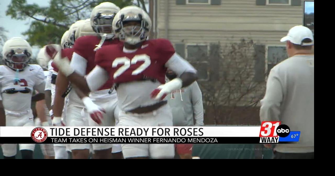 Tide defense preparing to face Heisman winner in Rose Bowl | Video ...