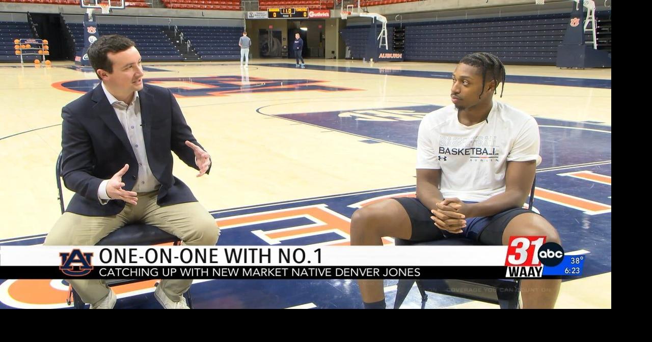 Max Cohan goes one-on-one with Auburn PG Denver Jones | Video | waaytv.com