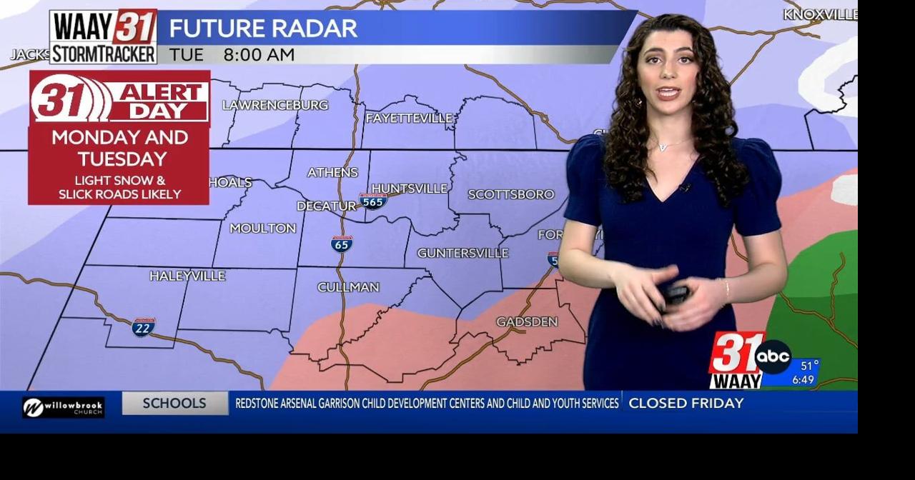 Preliminary snow forecast | Video | waaytv.com
