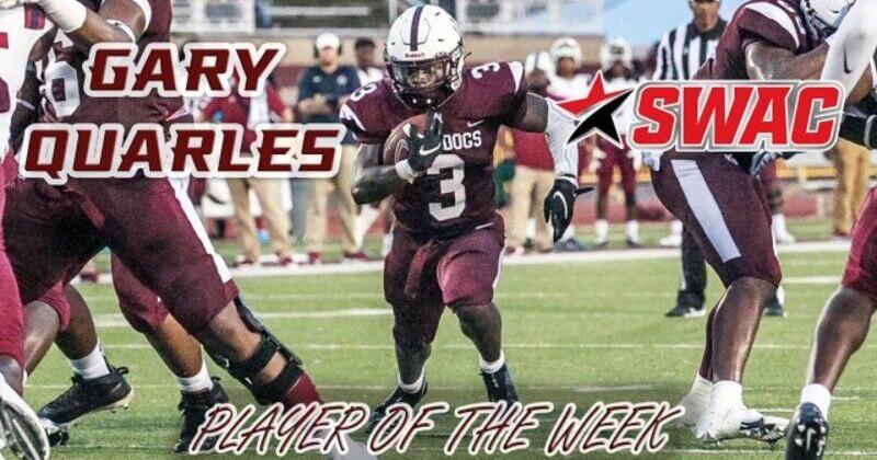 Gutty performance lands Alabama A&M's Quarles SWAC Player of the Week ...