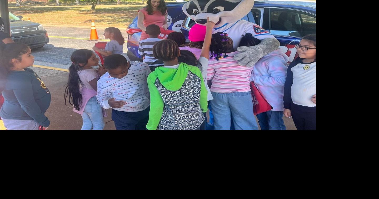 WAAY 31 and Rocket City Trash Pandas visit at McDonnell Elementary ...