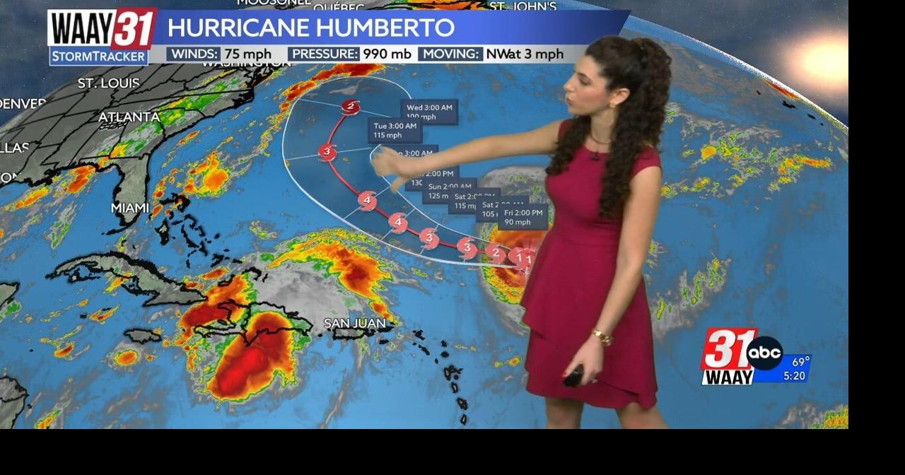 Meteorologist Grace Anello's Hurricane Humberto and Tropical ...