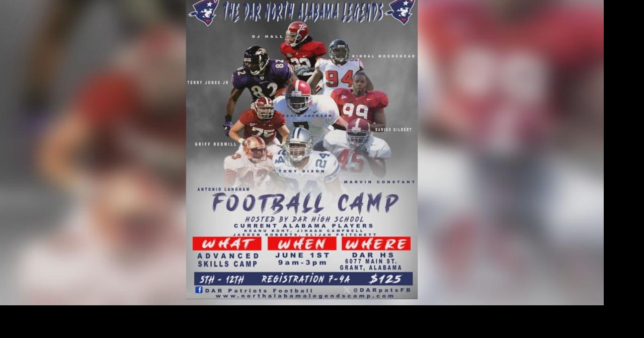 DAR set to host North Alabama Legends Football Camp | News | waaytv.com