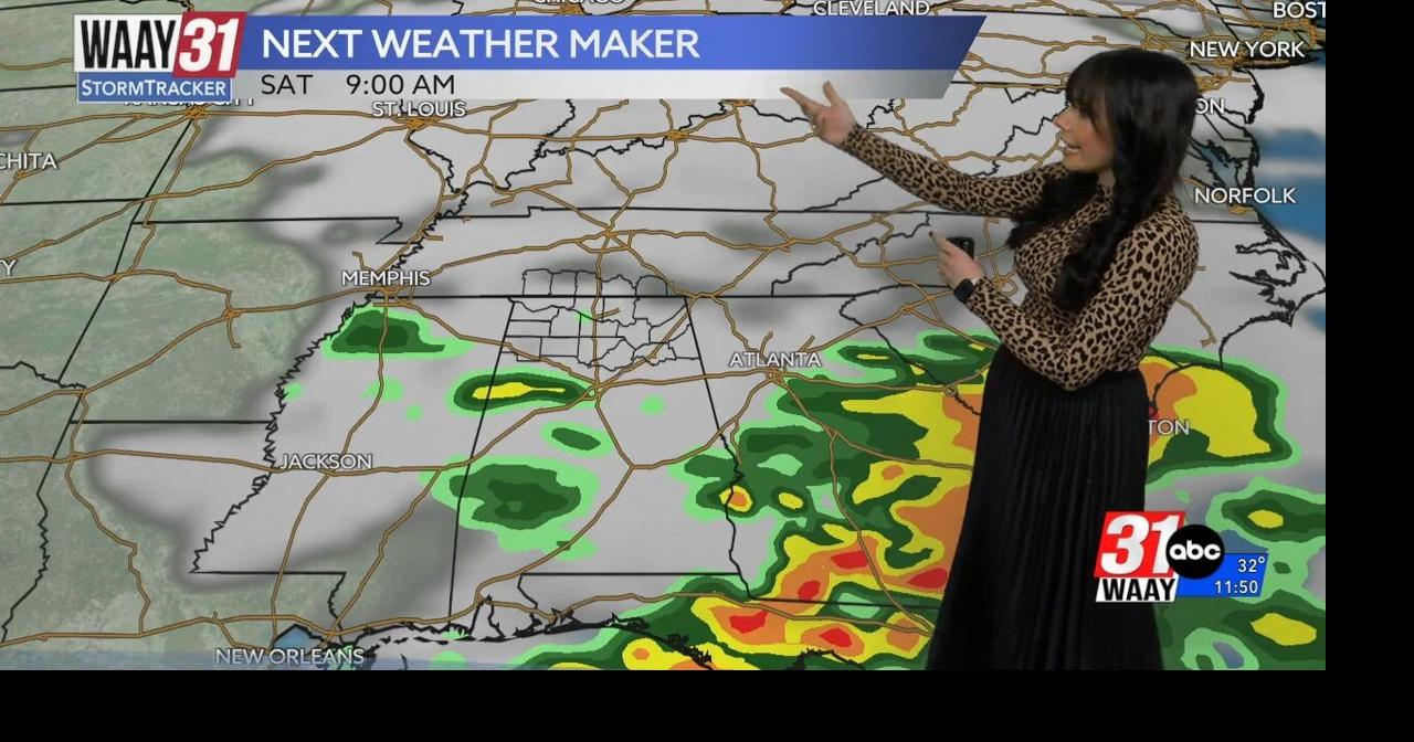 Tracking our next weather maker 12/30/25 | Video | waaytv.com
