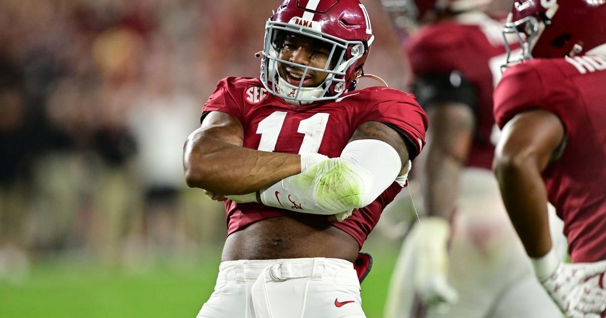 Alabama’s Jihaad Campbell taken by the Philadelphia Eagles with the No ...