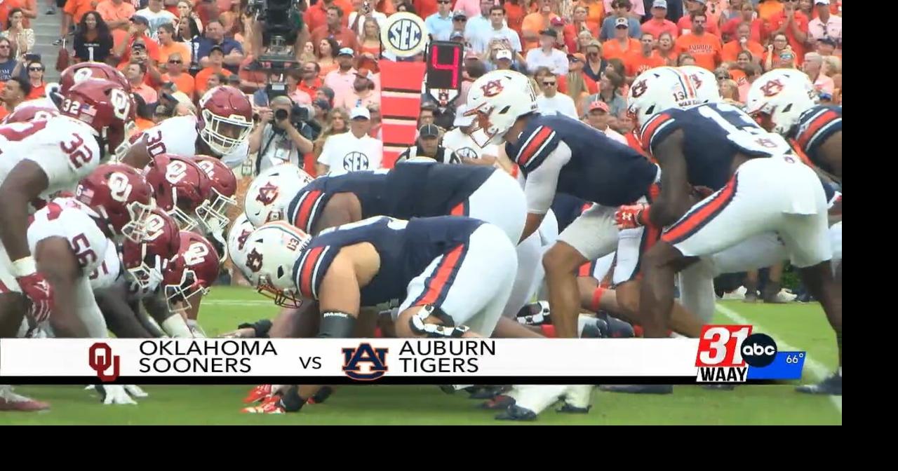 No. 21 Oklahoma rallies late, stuns Auburn for first-ever Southeastern ...