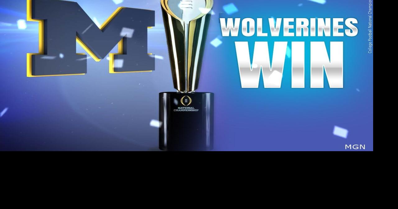 Jim Harbaugh delivers a national title. Corum scores 2 TDs, Michigan overpowers Washington 34-13 ...