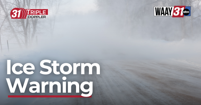 UPDATE: Ice Storm Warning issued for the Shoals; Winter Weather ...